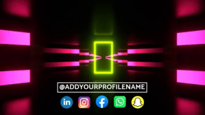 Black Neon Digital Display Digital Display Video Template | PosterMyWall