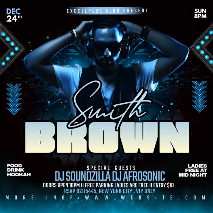 Nightclub Event Instagram Ad Template | PosterMyWall