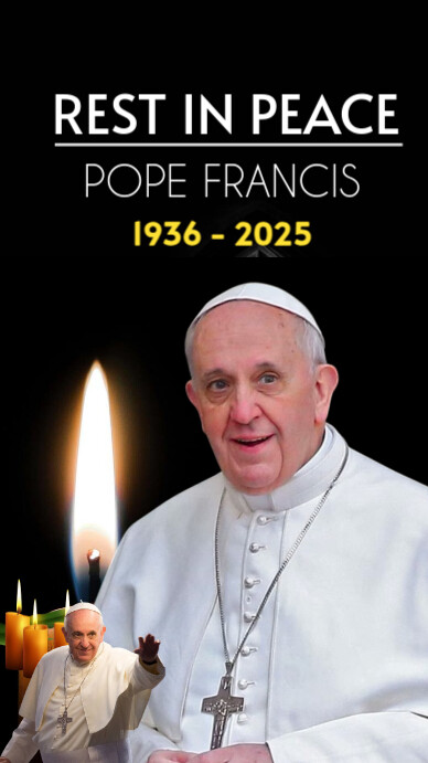 Black Neon Rest In Peace Digital Display (9:16) Template | PosterMyWall