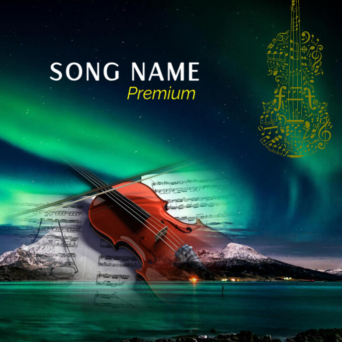 Copy of Black Neon Song Album Cover | PosterMyWall