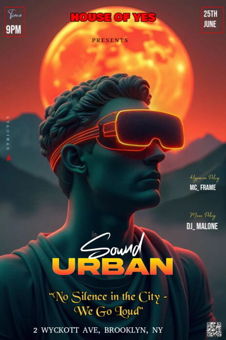 Copy of Black Neon This Electrifying Poster Template For An Urban ...