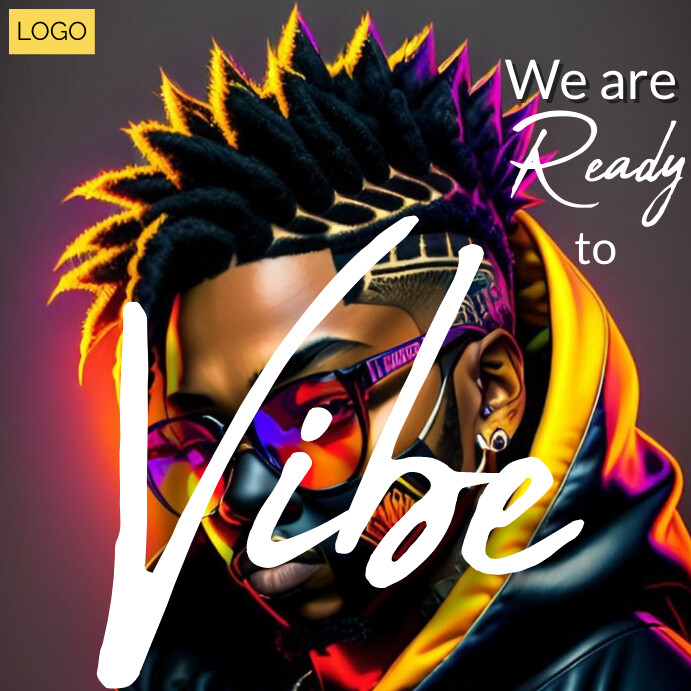 Copy of Black Neon Vibe Post | PosterMyWall