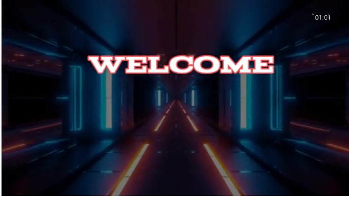 Black Neon Youtube Intro Video Youtube Thumbnail Template | PosterMyWall