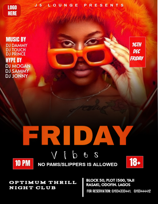 Black Night Club Event Flyer Template | PosterMyWall