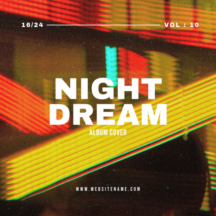 Black Night Dream Album Cover Template | PosterMyWall