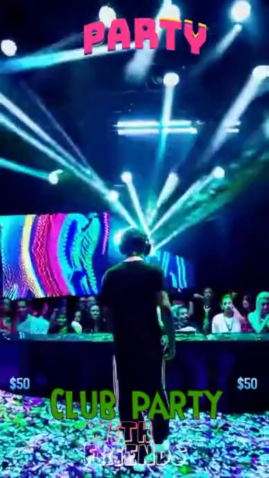 Black Night Instagram Reel Template | PosterMyWall