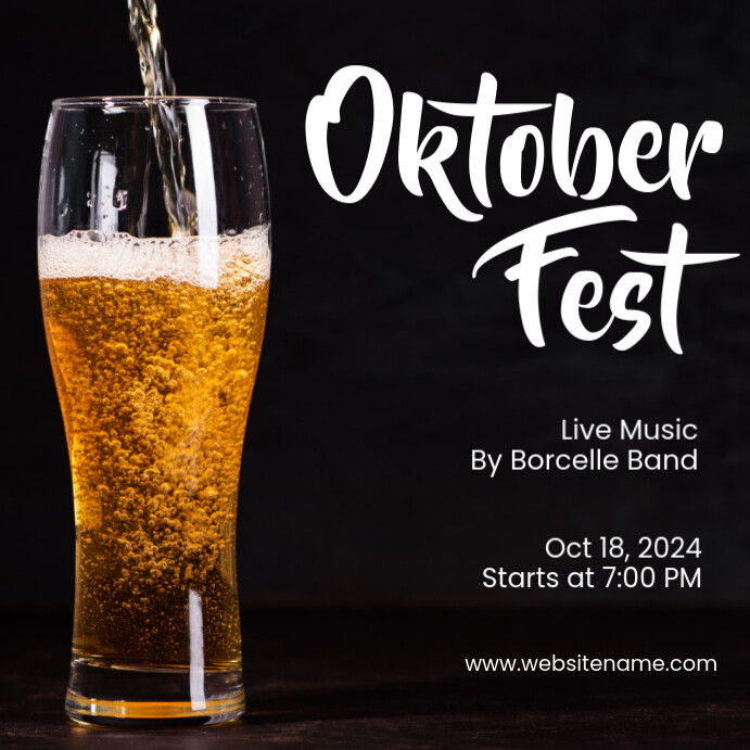 Copy of Black Oktoberfest Instagram Post | PosterMyWall