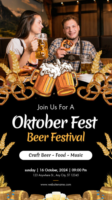 Copy of Black Oktoberfest Instagram Story | PosterMyWall