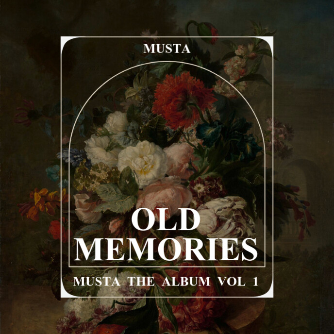 Black Old Memories Album Cover Template | PosterMyWall
