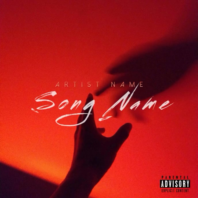 Black Orange Album Cover Template | PosterMyWall