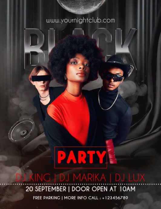 black party Template | PosterMyWall