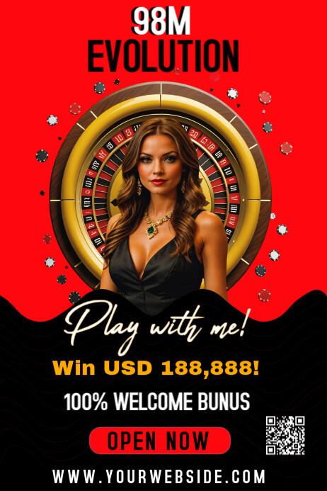 Black Pastel Casino Evolution Poster Template | PosterMyWall