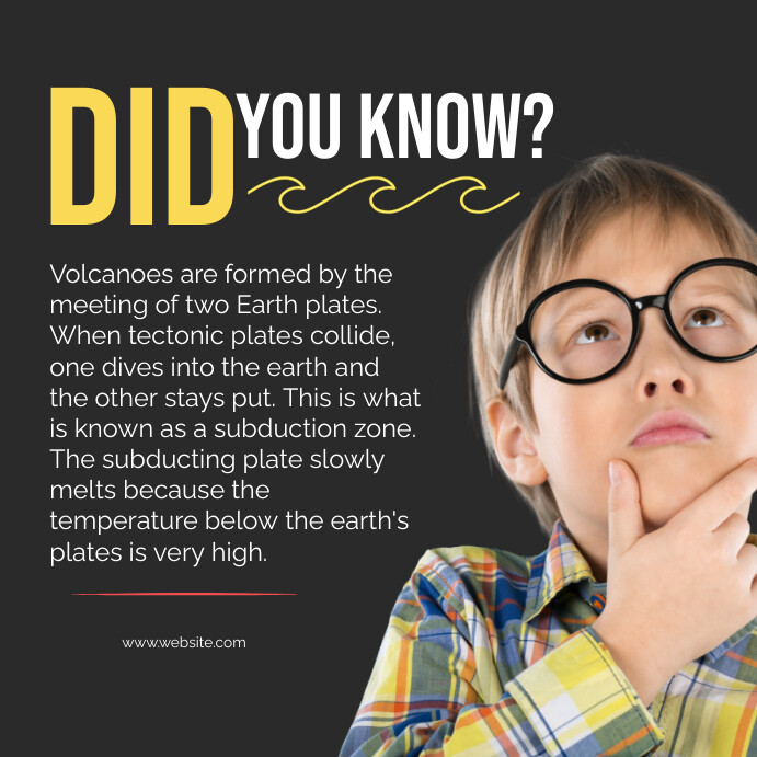 Black Pastel Did You Know Thinking Ideas Ins Template | PosterMyWall