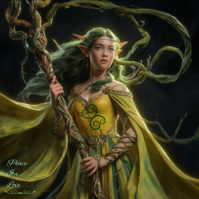 Modèle Black Pastel Green Forest Elf Flyer Instagram | PosterMyWall