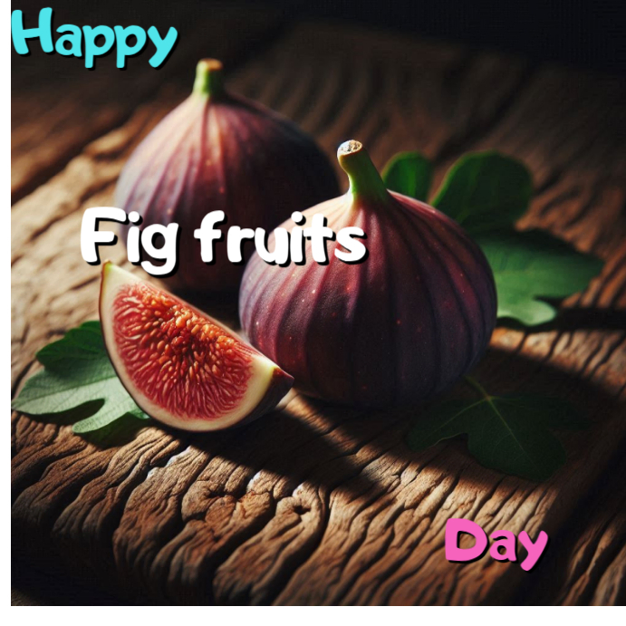 Black Pastel Happy Fig Fruit Day Instagram Post Template | PosterMyWall