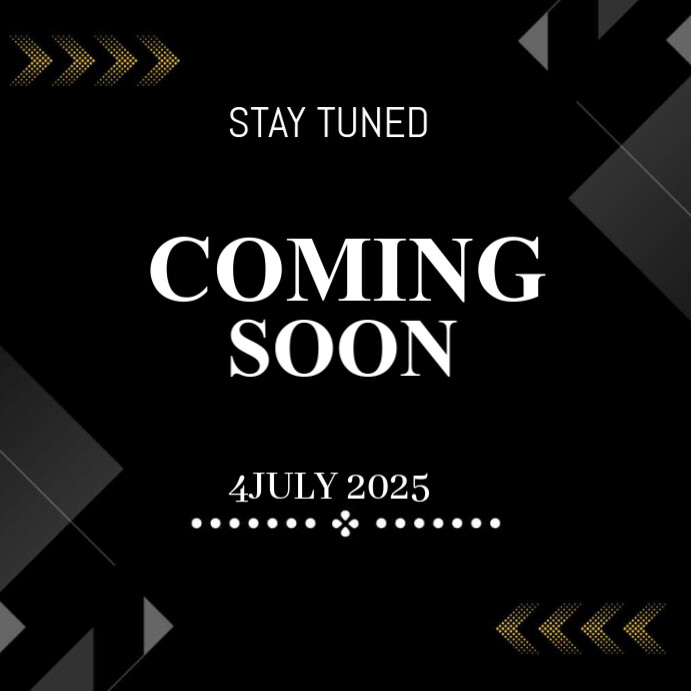 Black Pastel Stay Tuned Coming Soon Instagram Post Template | PosterMyWall