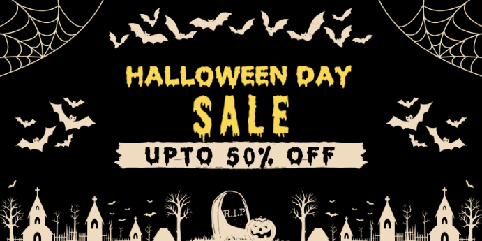 Plantilla de Black Pastel We Are Closed On Halloween31 October ...