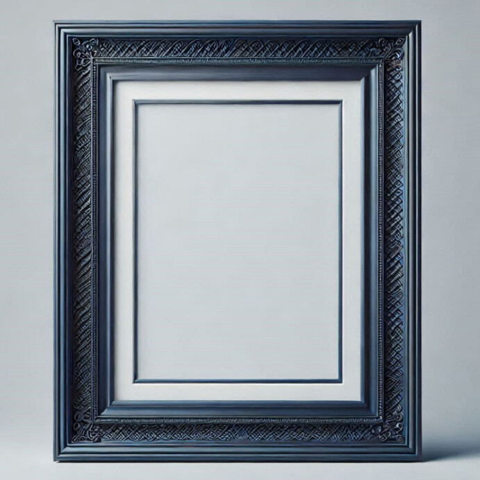 Black picture frame Template | PosterMyWall