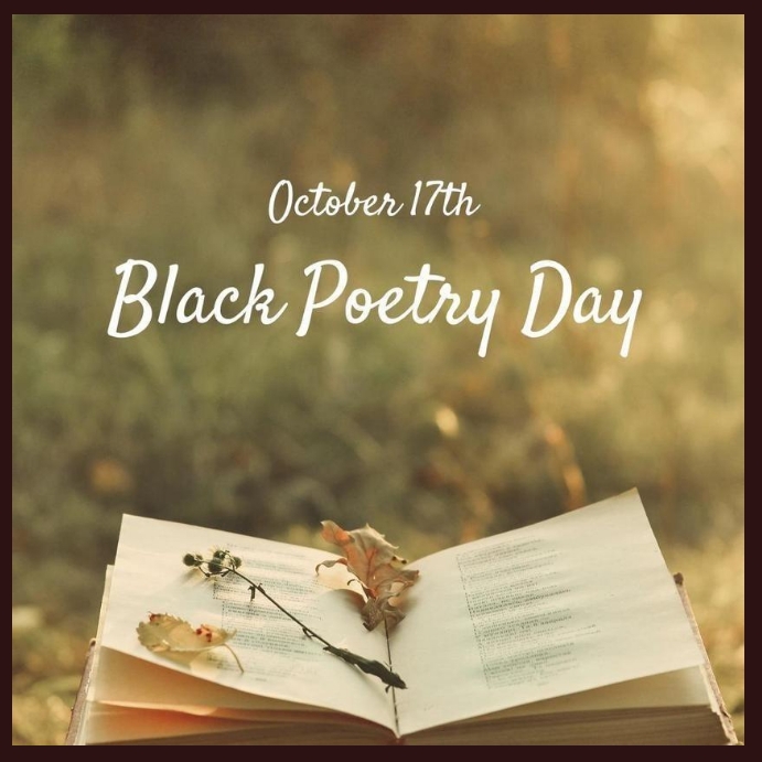 black poetry day Template | PosterMyWall