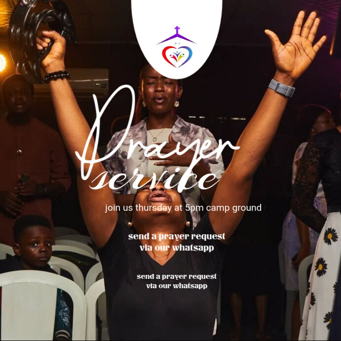 Copy of Black Praying Instagram Post | PosterMyWall