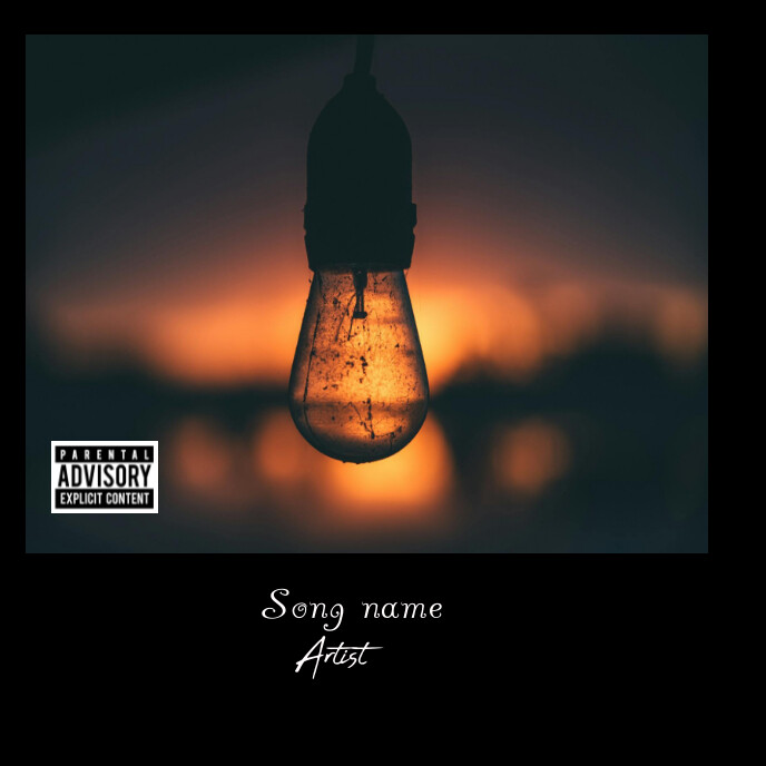 Black Primary Topic Album Cover Template | PosterMyWall