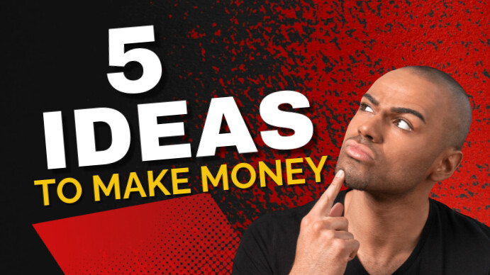Black Professional 5 Ideas Thumbnail Youtube Thumbnail Template ...