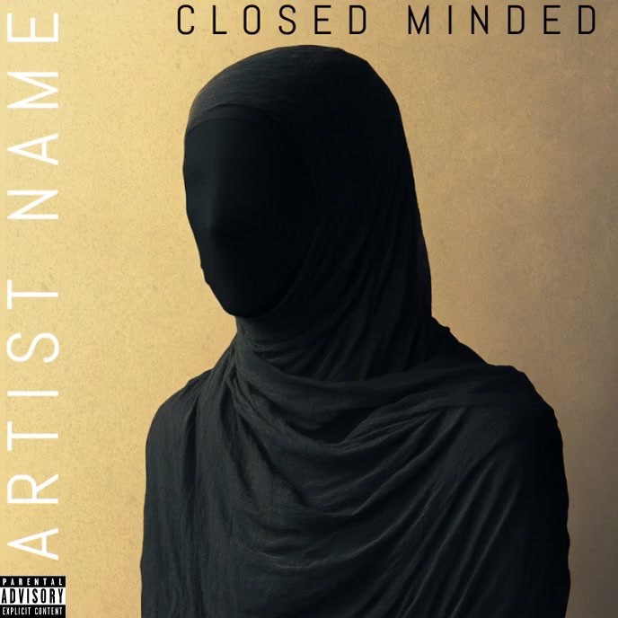 Copy of Black Professional Abstract Rap Album Cover | PosterMyWall