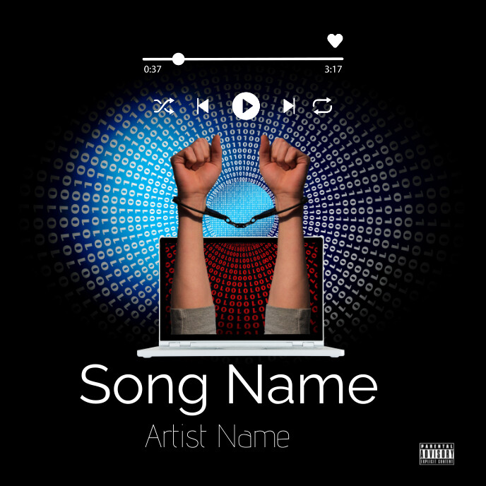 Modèle Black Professional Album Cover Design | PosterMyWall