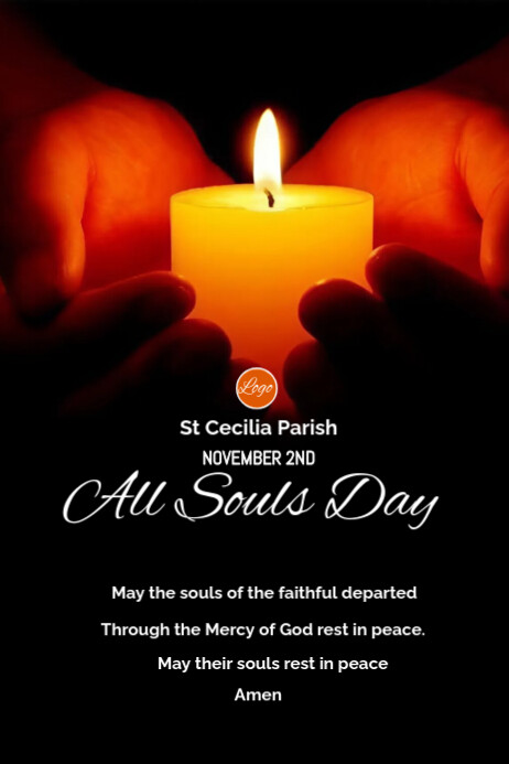 Copy of Black Professional All Souls Day Poster | PosterMyWall