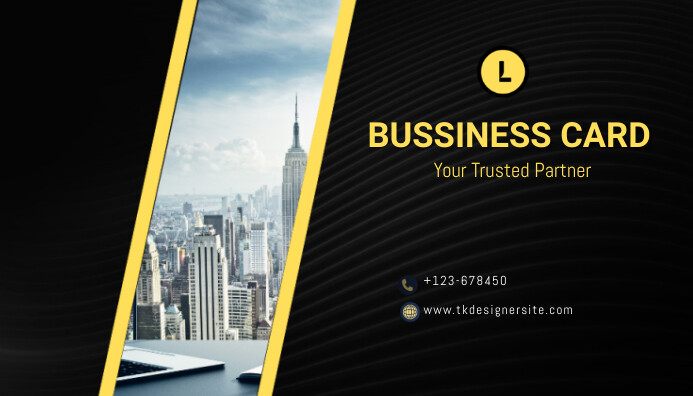 Copy of Black Professional Aron Loeb Business Card | PosterMyWall
