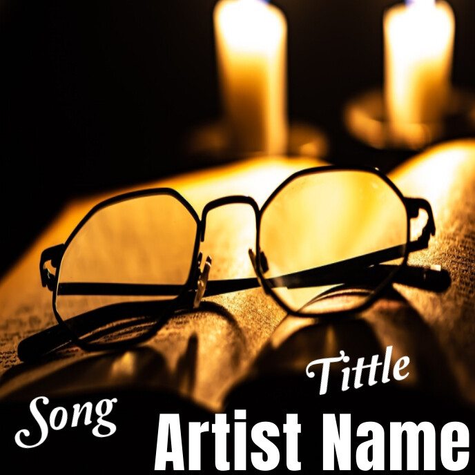 Copy of Black Professional Artist Name Song Tittle He | PosterMyWall