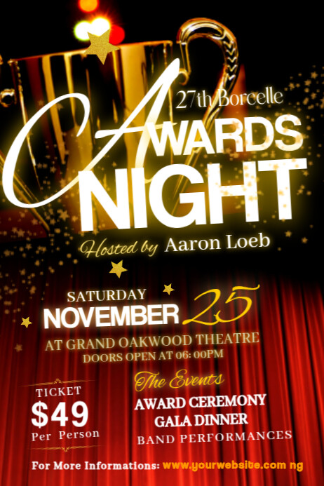 Copy of Black Professional Award Night Poster | PosterMyWall