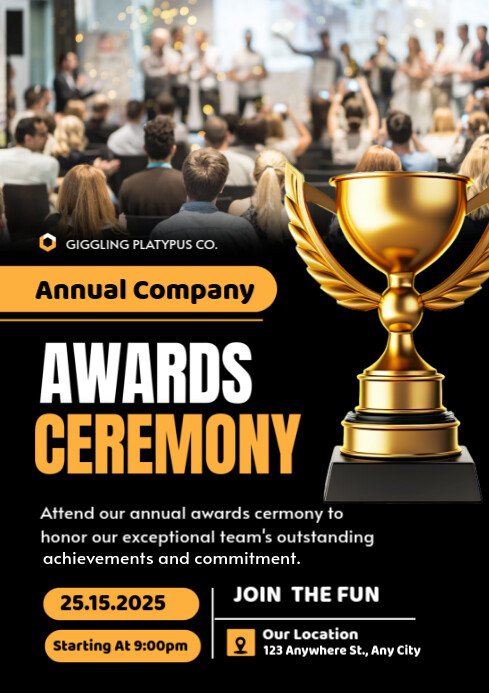 Copy of Black Professional Awards Ceremony Post A4 | PosterMyWall