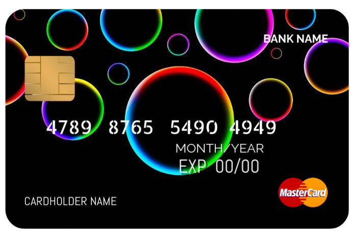 Black Professional Bank Credit Debit Atm Card Poster Template ...
