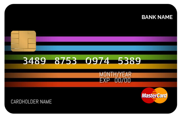 Black Professional Bank Credit Debit Atm Card Poster Template ...