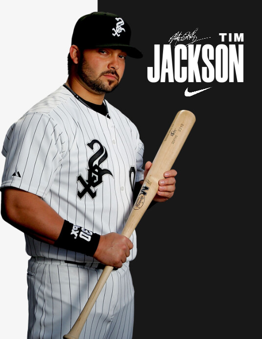 Copy of Black Professional Baseball Player Signing Flyer (us Letter ...