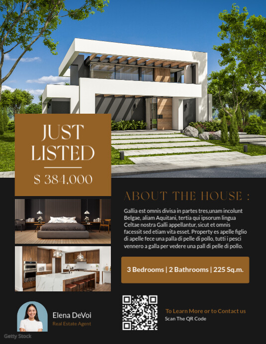 Copy of Black Professional Black And Gold And White Minimal Geometric ...