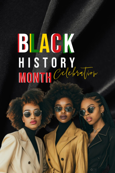 Copy of Black Professional Black History Month Celebration Poster ...