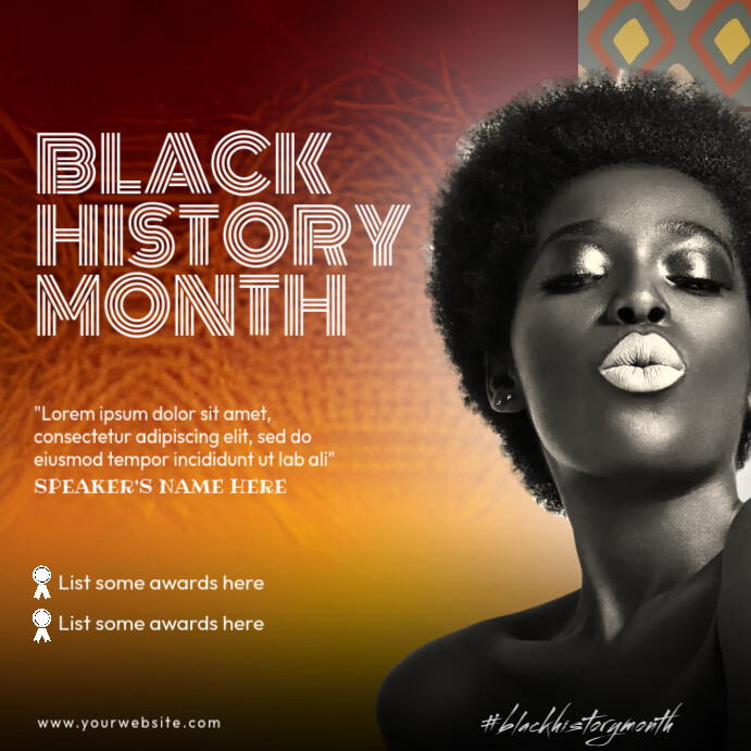 Black Professional Black History Month Instagram Post Template ...
