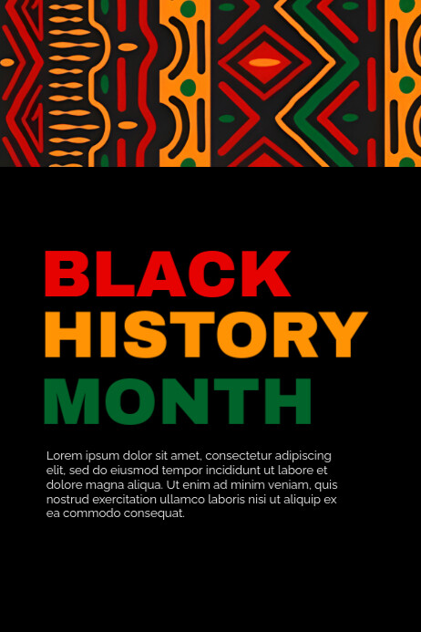 Black Professional Black History Month Poster Template | PosterMyWall
