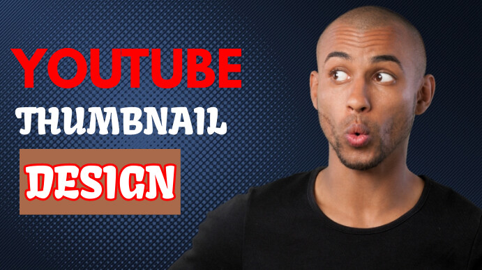 Black Professional Black Youtube Thumbnail Template | PosterMyWall
