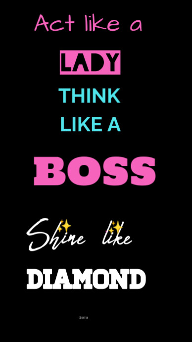 Black Professional Boss Lady Instagram Story Template | PosterMyWall