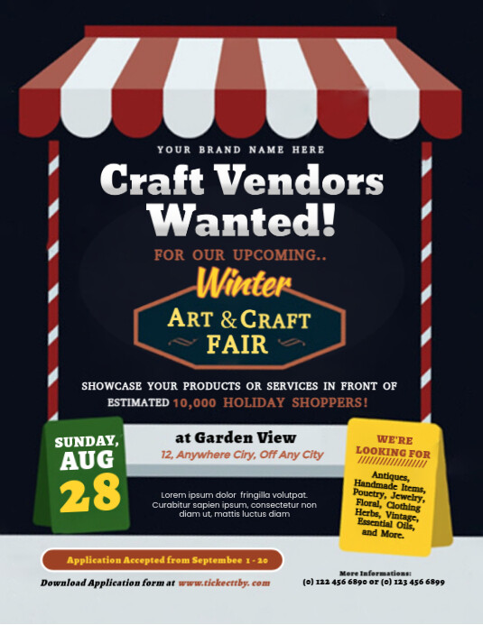 Copy of Black Professional Call For Vendors Flyer (us Letter ...