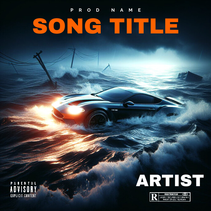 Plantilla de Black Professional Car Fast Album Cover | PosterMyWall