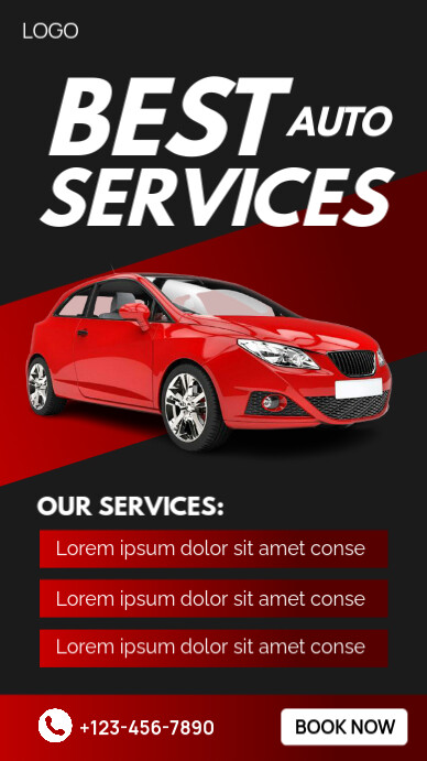 Copy of Black Professional Car Maintenance Service Instagram Story ...