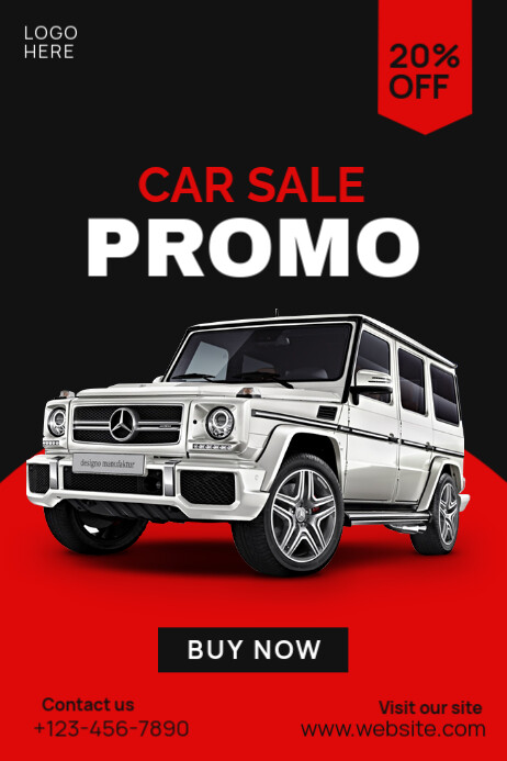 Black Professional Car Rental Ads Poster Template | PosterMyWall