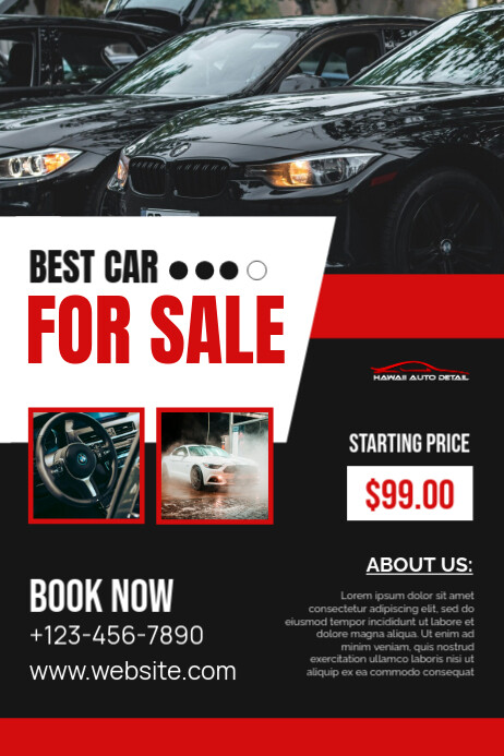 Black Professional Car Sale Poster Template | PosterMyWall