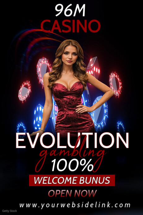 Copy of Black Professional Casino Evolution Poster | PosterMyWall