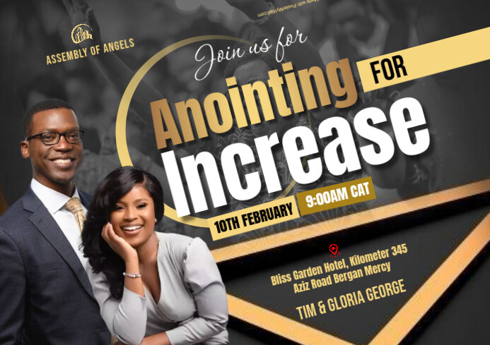 Copy of Black Professional Church A4 | PosterMyWall