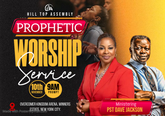 Copy of Black Professional Church A5 | PosterMyWall